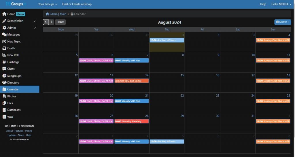 Digital Simplex Channels - Bracknell Amateur Radio Club